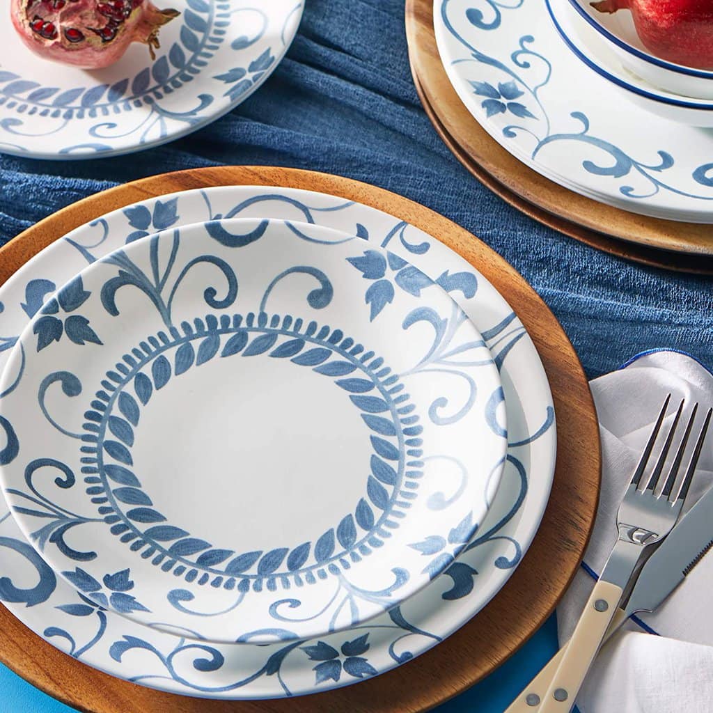 סט צלחות 12 חלקים ל4 סועדים - Corelle Artemis Vitrelle רק ב$72.11 ...