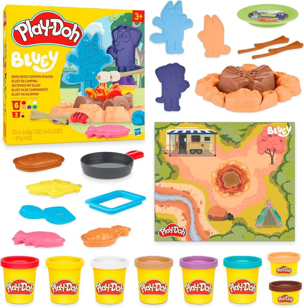 משחק בצק קמפינג עם Play-Doh Bluey רק ב₪52! | ZUZU DEALS - זוזו דילס