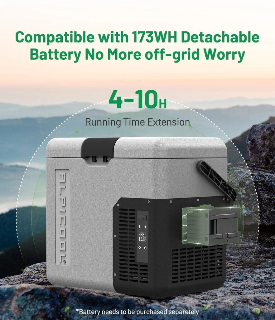 מקרר רכב אלחוטי Alpicool P18 בנפח 18 ליטר רק ב₪600 ומשלוח מהיר ופטור ...